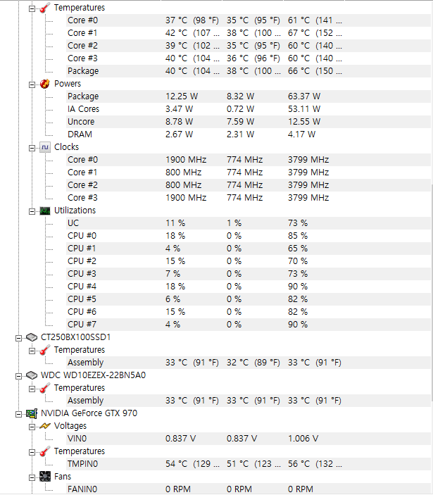 Pgr21 - [질문] [조립컴] 메모리 및 컴퓨터 온도 관련 질문